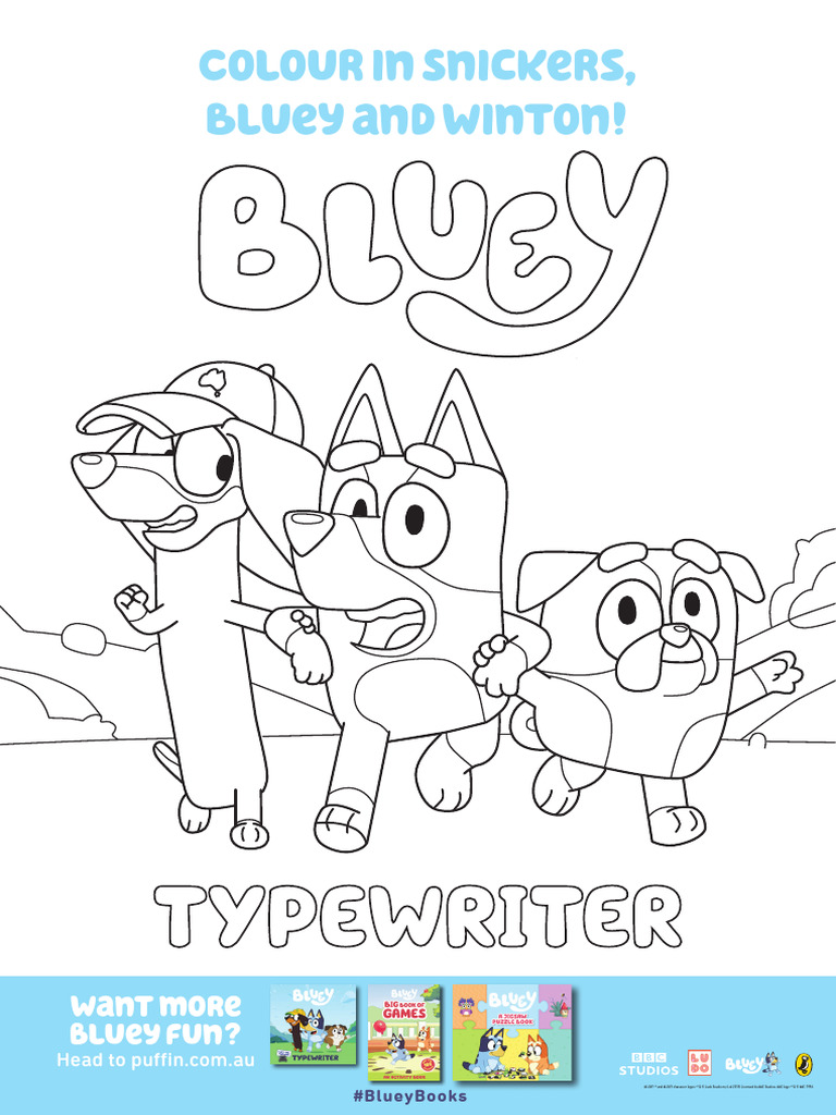 Bluey Coloring Fun at Puffin | PDF
