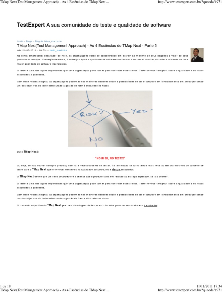 TMap Next (Test Management Approach) - As 4 Essências Do TMap Next ...