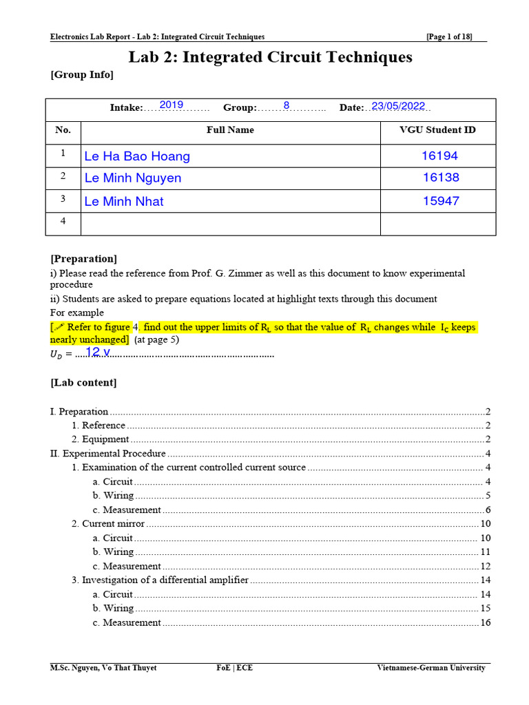 Report Lab 2 | PDF | Electronic Circuits | Transistor