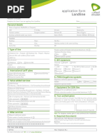 TTCL Fiber Service Application Form | PDF | Wi Fi | Internet Access