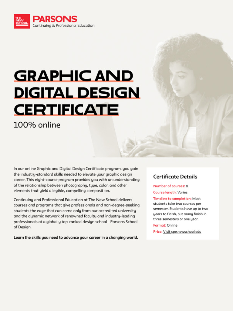 Graphic and Digital Design Certificate Brochure | Download Free PDF ...