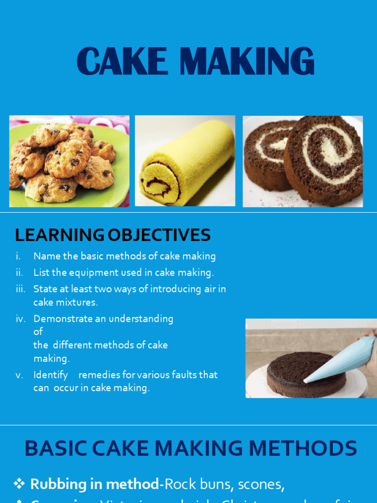 2. Cake Making | PDF | Cakes | Baking Powder