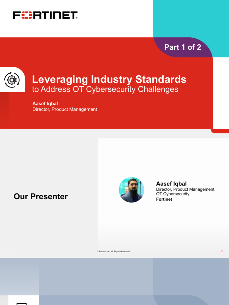 Leveraging Industry Standards To Address OT Cybersecurity Challenges ...