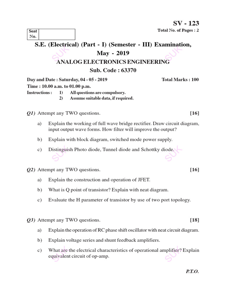 B_E_Regular_B_E_July_2013_Electrical_S_E_Sem_III_15512141836712810530111_11 | PDF | Operational ...