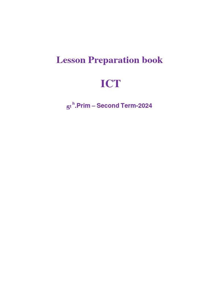 Ict Book For Grade 5 | PDF | Websites | Information