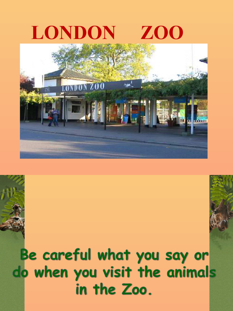 London Zoo | PDF | Zoo | Elephant