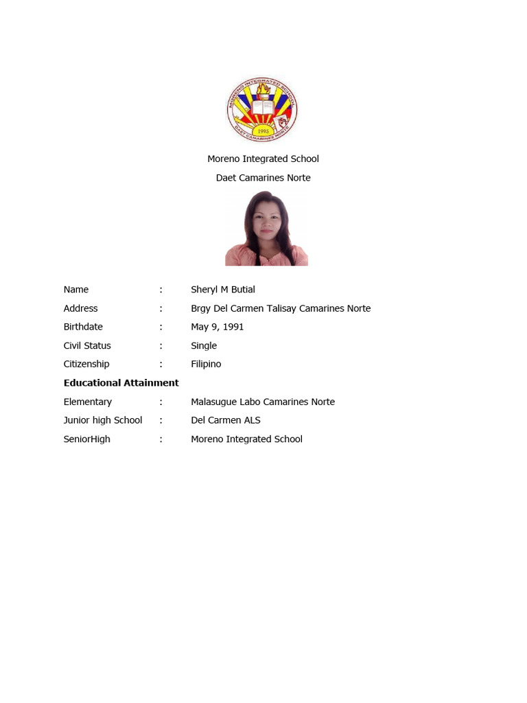 Moreno Integrated School | PDF