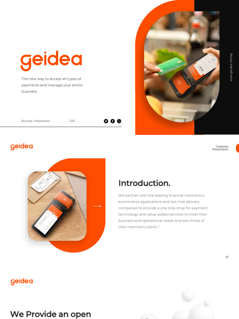 Geidea Presentation | PDF | Point Of Sale | E Commerce