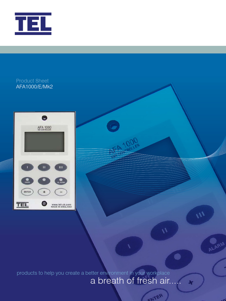 AFA 1000 - E MK2 Brochure | PDF | Computer Monitor | Equipment