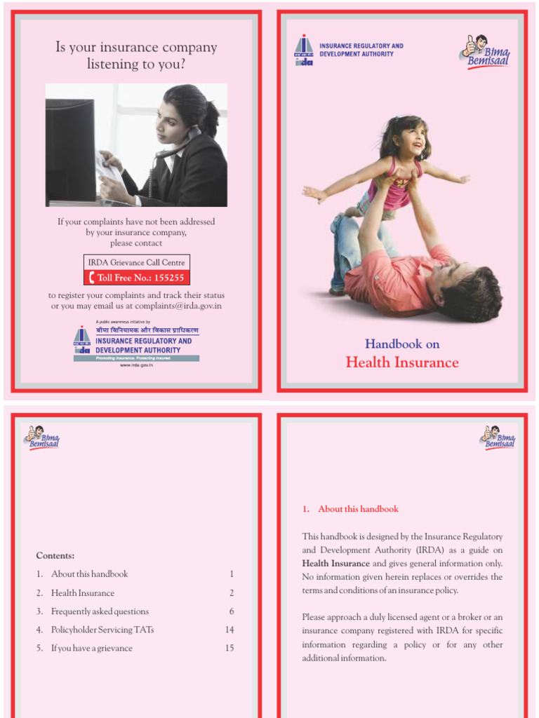 Health Insurance Handbook (English) | PDF | Insurance | Service Industries