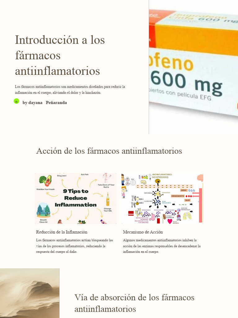 Introduccion A Los Farmacos Antiinflamatorios | PDF | Droga anti-inflamatoria libre de ...
