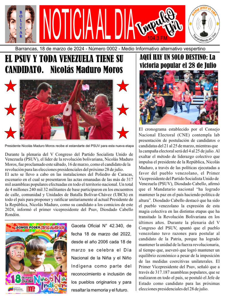 Pasquin Impulso #2 | PDF | Nicolás Maduro | Venezuela