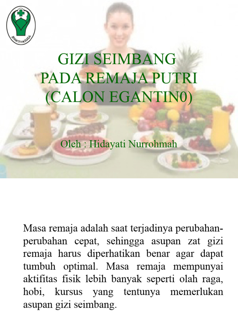 Materi GIZI CATIN | PDF