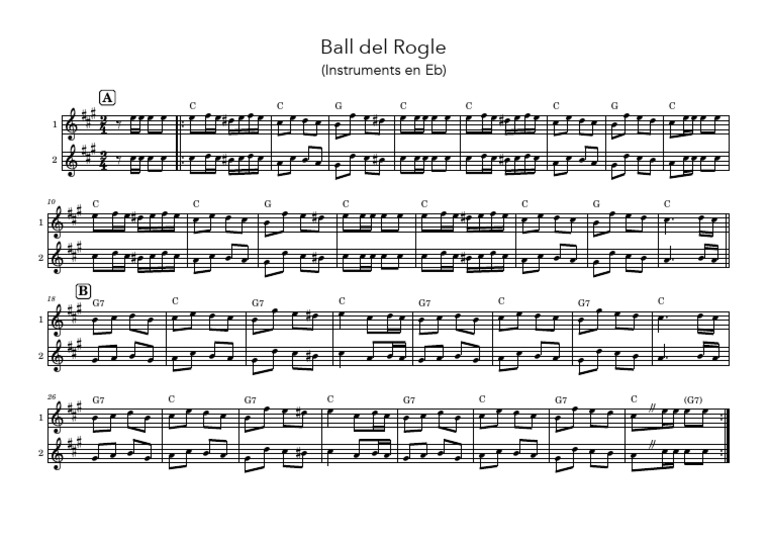 Ball Del Rogle Eb | PDF