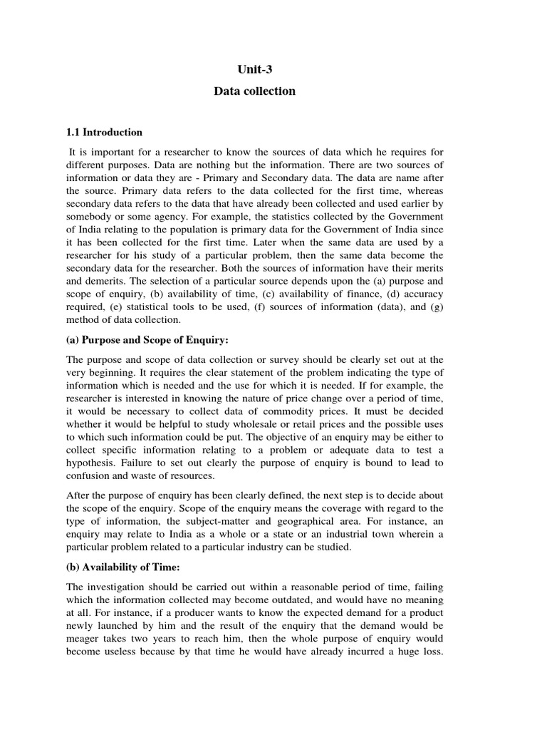 MBA RMM Unit 3 | PDF | Level Of Measurement | Sampling (Statistics)
