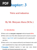 Nitric Acid Production via Ostwald Process | PDF | Nitric Acid | Ammonia