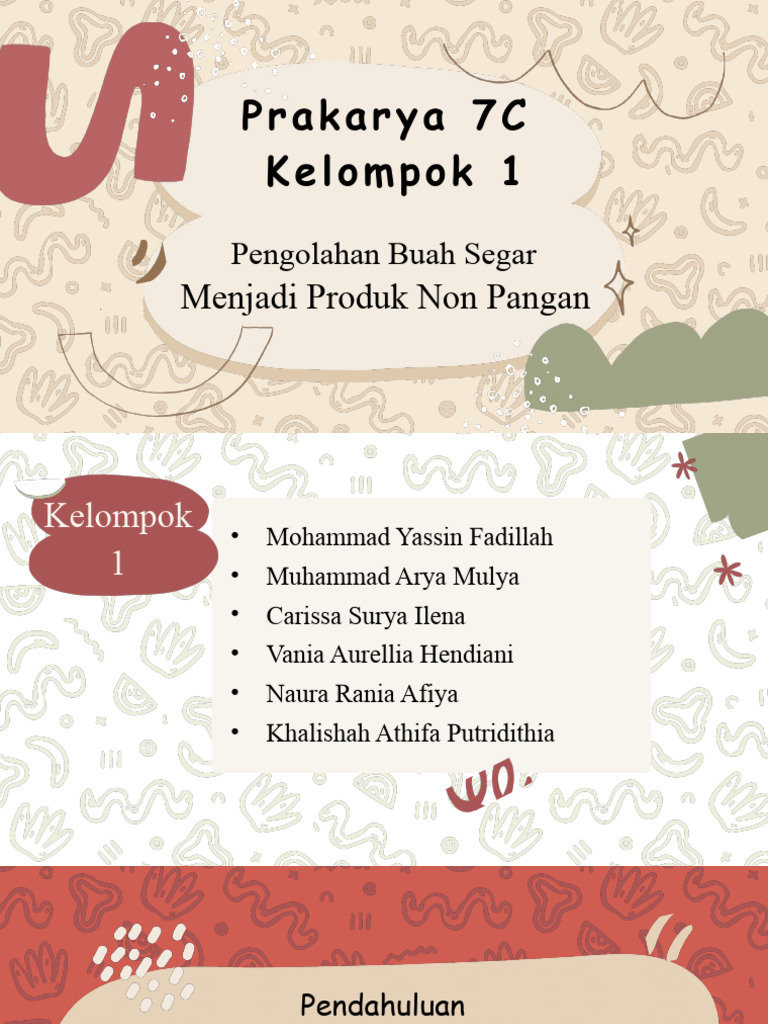 Produk Non Pangan dari Buah Segar | PDF