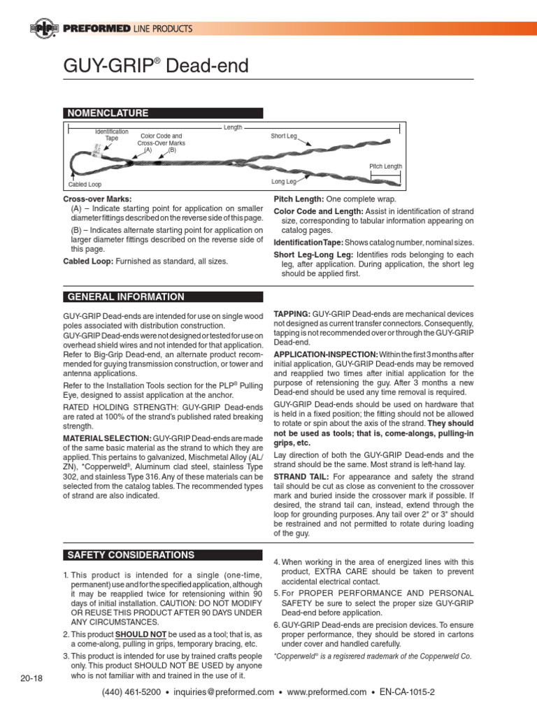 PLP Guy Grip | PDF | Stainless Steel | Green