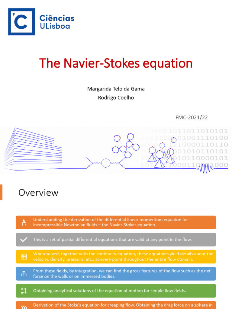 5-Navier Stokes | PDF | Fluid Mechanics | Navier–Stokes Equations