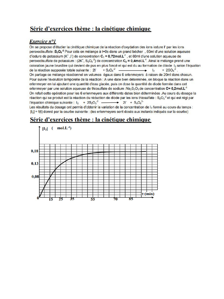 CINETIQUE | PDF