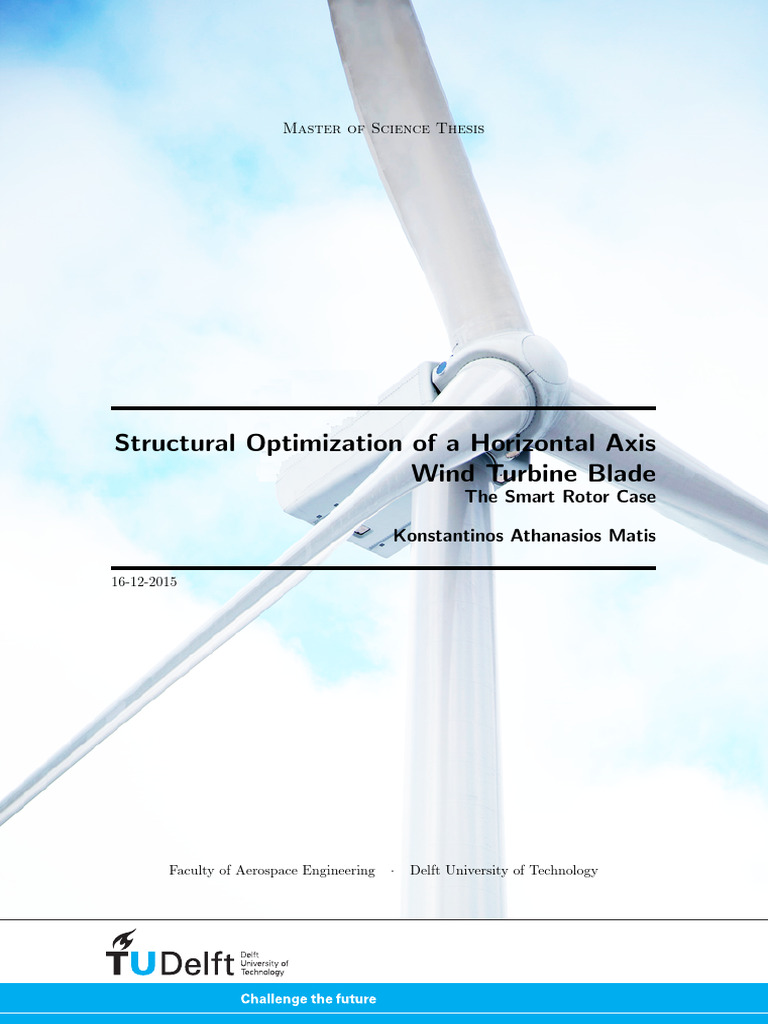 Konstantinos Matis R | PDF | Wind Turbine | Flap (Aeronautics)