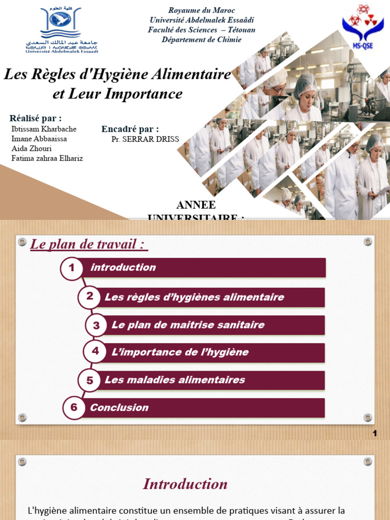 Règles d'Hygiène Alimentaire Essentielles | PDF | Hygiène des aliments ...