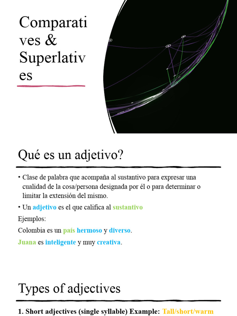 1.1 Comparatives & Superlatives - Explanation | PDF | Linguistic ...