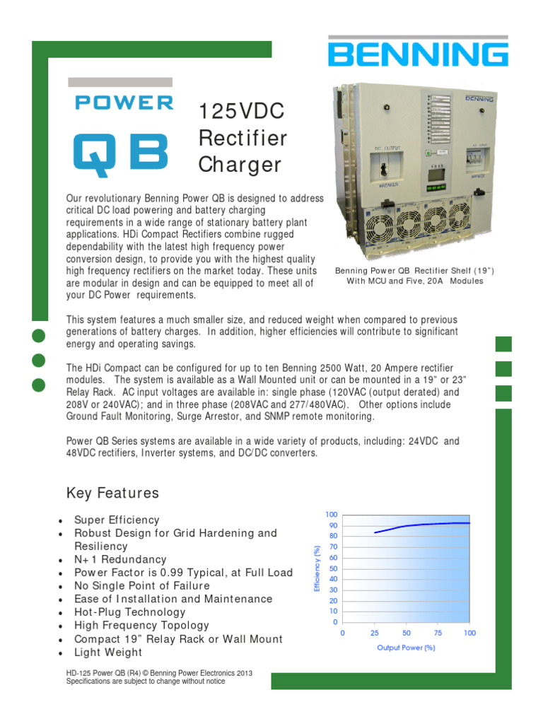 DS HD-125V Power Cube R4 | PDF | Rectifier | Alternating Current