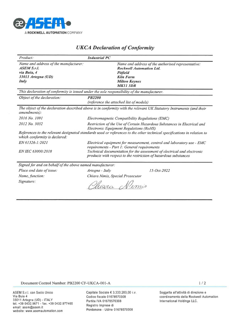 PB2200 Cf-Ukca-001-A | PDF