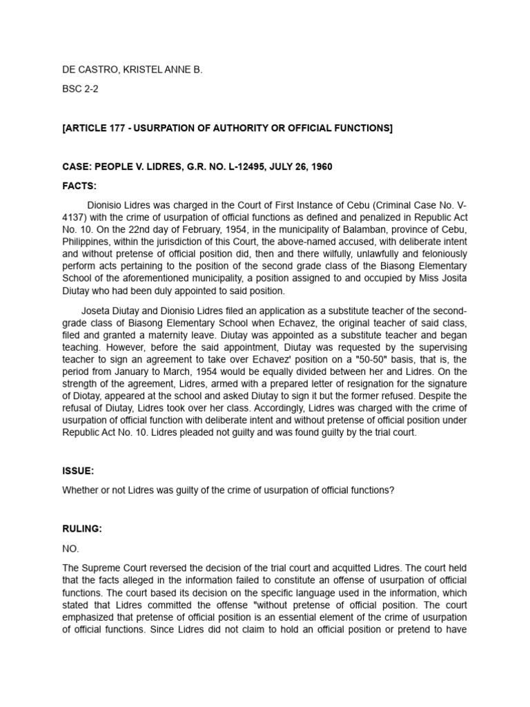 Cases | PDF | Vagueness Doctrine | Perjury