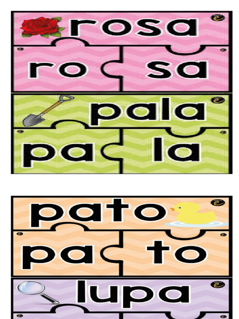 Rompecabezas Letras M P S | PDF