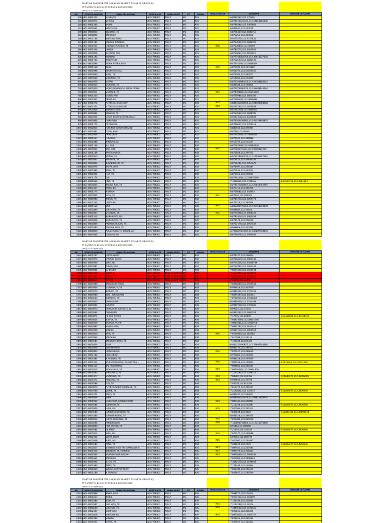 DMP TSRB-01 Maret 2024 TBN Sales | PDF