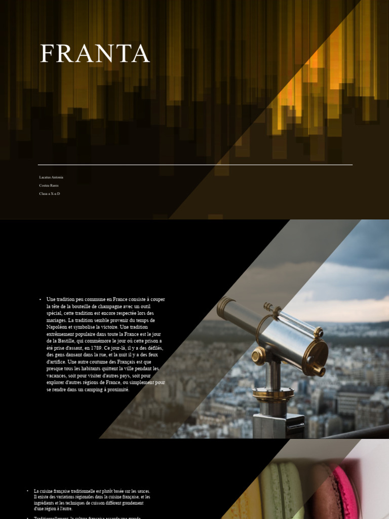 Franta | PDF | Cuisine française | Cuisine