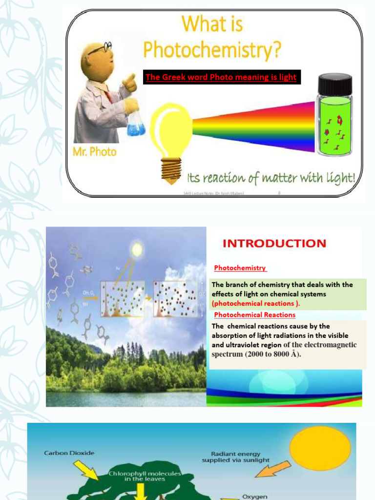 11 Photochemistry | PDF | Photochemistry | Fluorescence