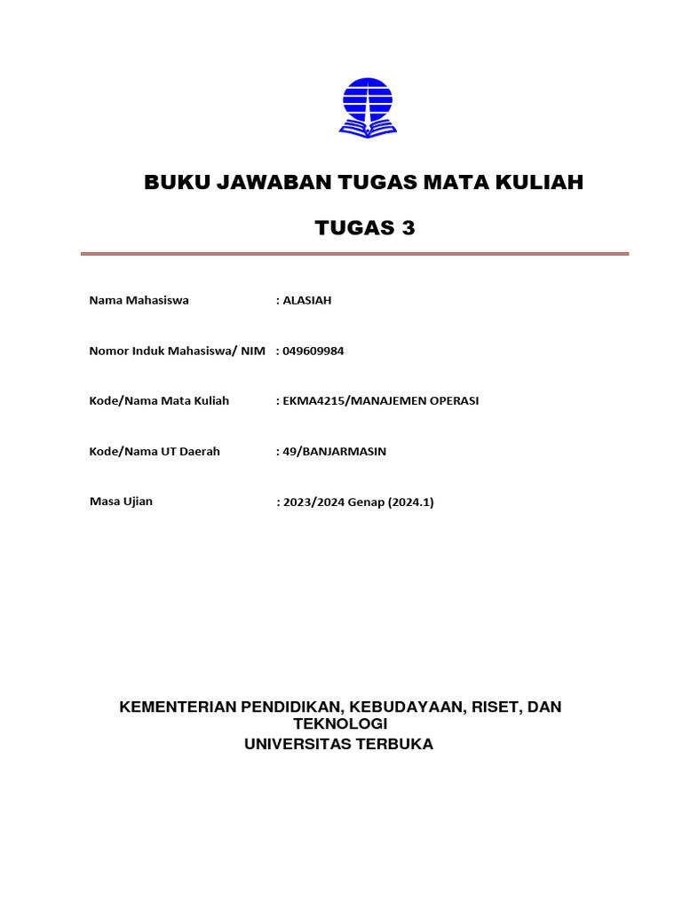 Manajemen Operasi: Penjadwalan & Rantai Pasok | PDF | Bisnis | Komputer