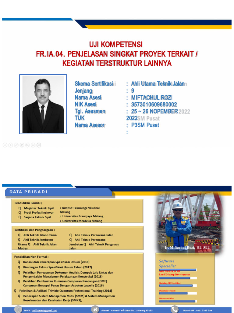 00 Bahan PPT Uji Kompetensi Rozi | PDF