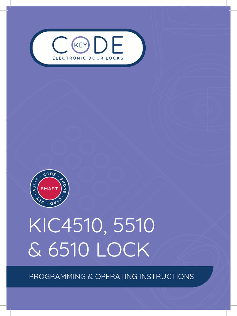 KIC4510 5510 6510 SMART Programming Instructions Min | PDF