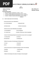 Class 11 Fine Arts Chapter 1 Q&A | PDF | Rock Art | Paintings