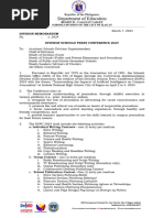 FINAL Matrix of Activities DSPC 2025 | PDF | Mass Media | Journalism