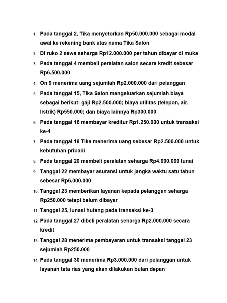 Soal Akuntansi | PDF | Pengelolaan Keuangan & Uang | Hukum