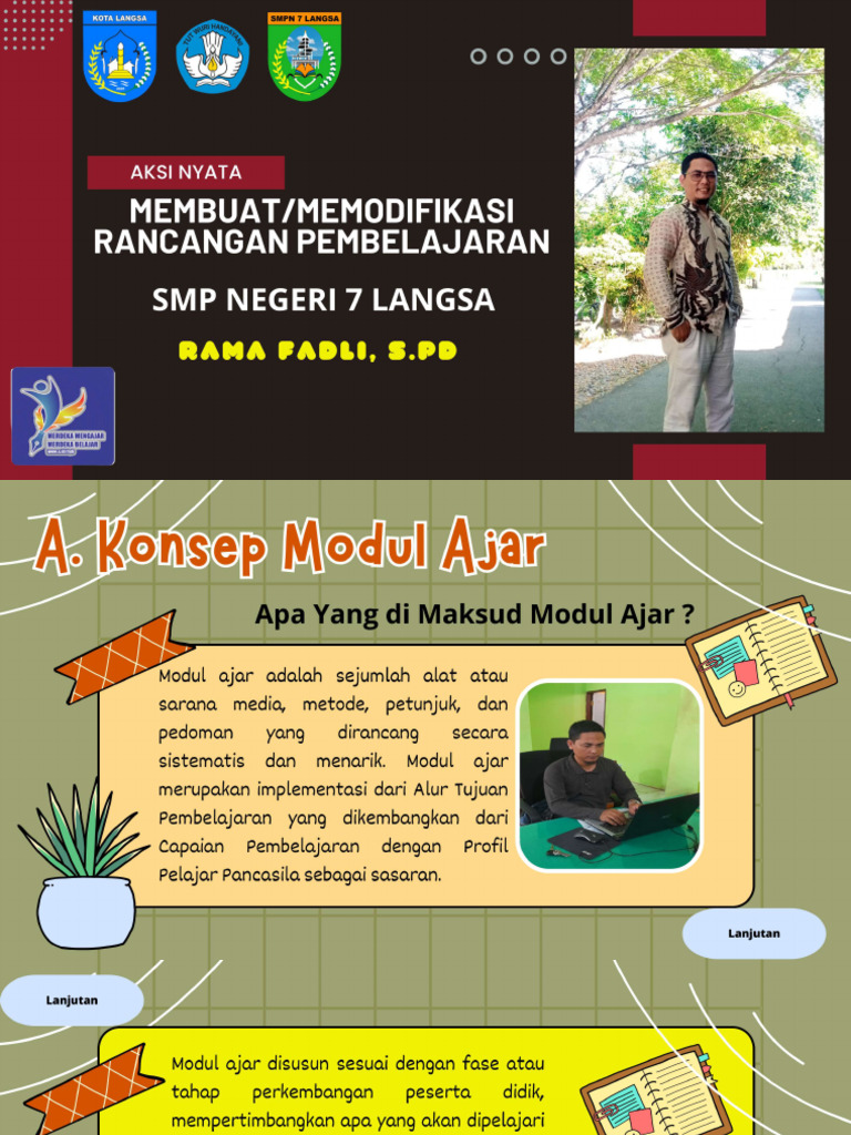 Aksi Nyata Membuat Atau Memodifikasi Rancangan Pembelajaran | PDF Aksi Nyata Membuat Atau Memodifikasi Rancangan Pembelajaran | PDF