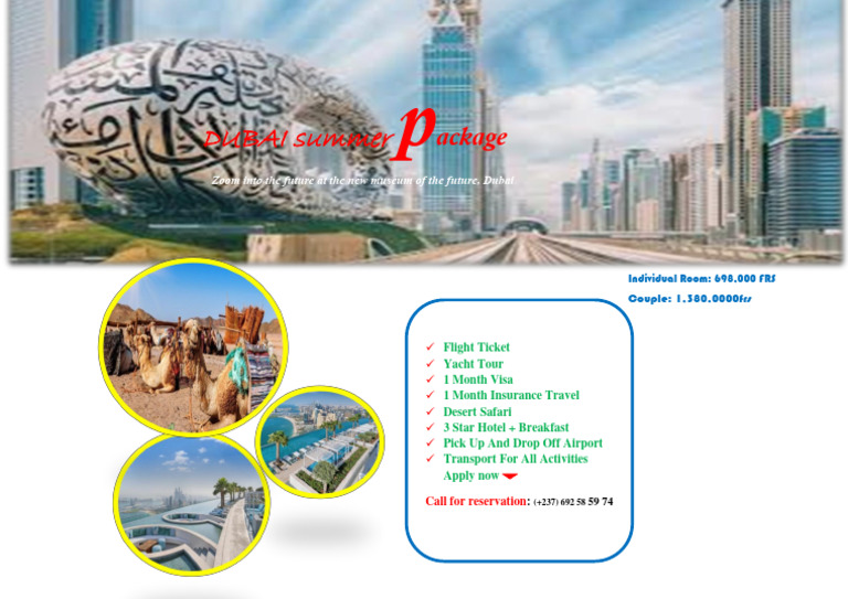 DUBAI Summer Package | PDF