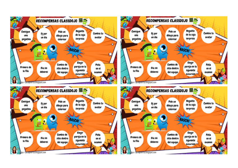 Recompensas Class Dojo | PDF