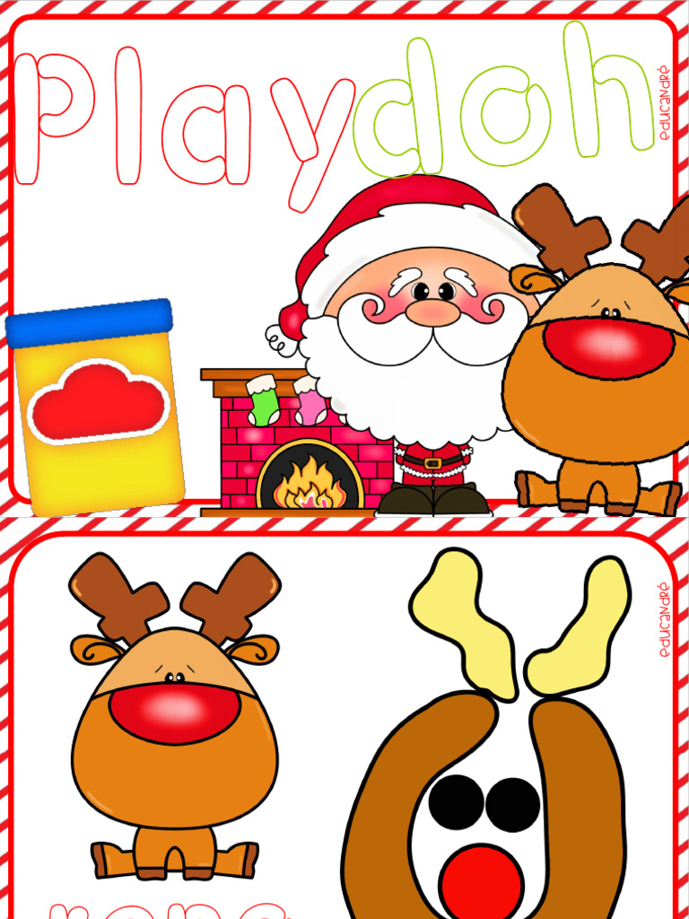 21 Play Doh Navidad Educandré | PDF