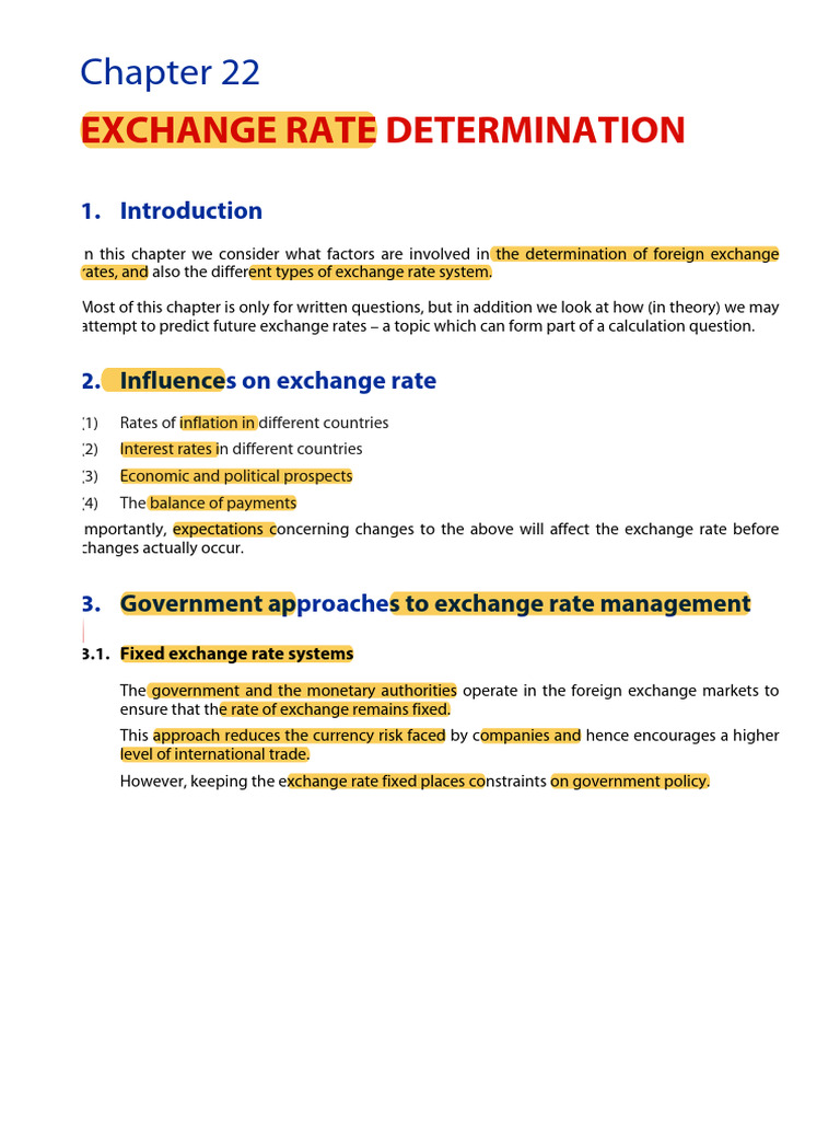 AFM Notes 6 | PDF | Exchange Rate | Lease