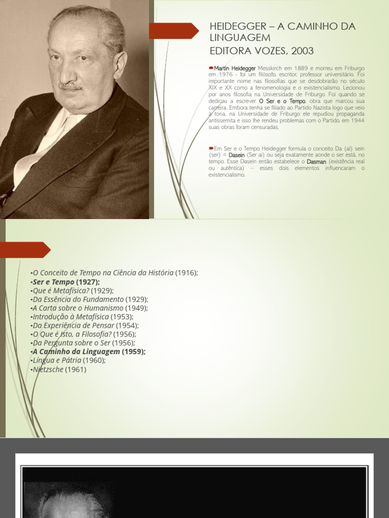 Heidegger e a Linguagem Poética | PDF | Martin Heidegger