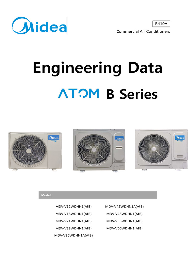 TM - Midea - Atom B Series - VRF - 20220803 - V10 | PDF ...