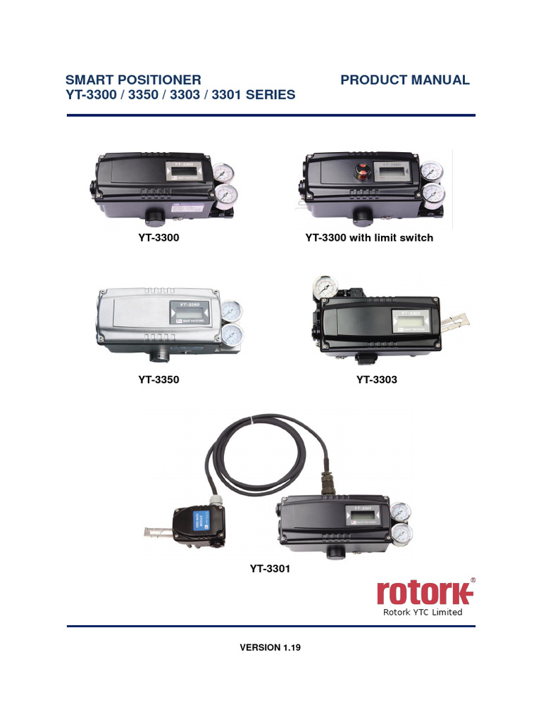 Manual-Smart-Positioner-Basic-Type | PDF | Valve | Actuator