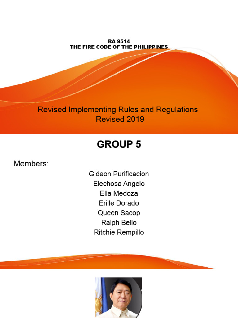 Fire Code Presentation | Download Free PDF | Fire Safety | Dangerous Goods