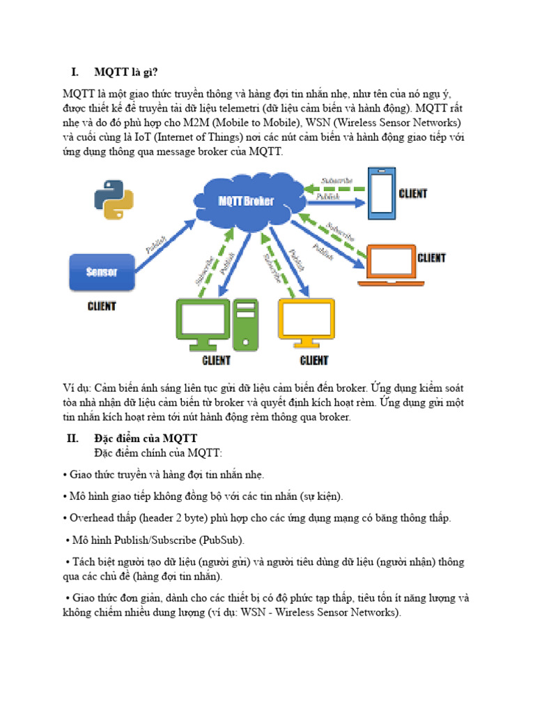 lý thuyết MQTT | PDF
